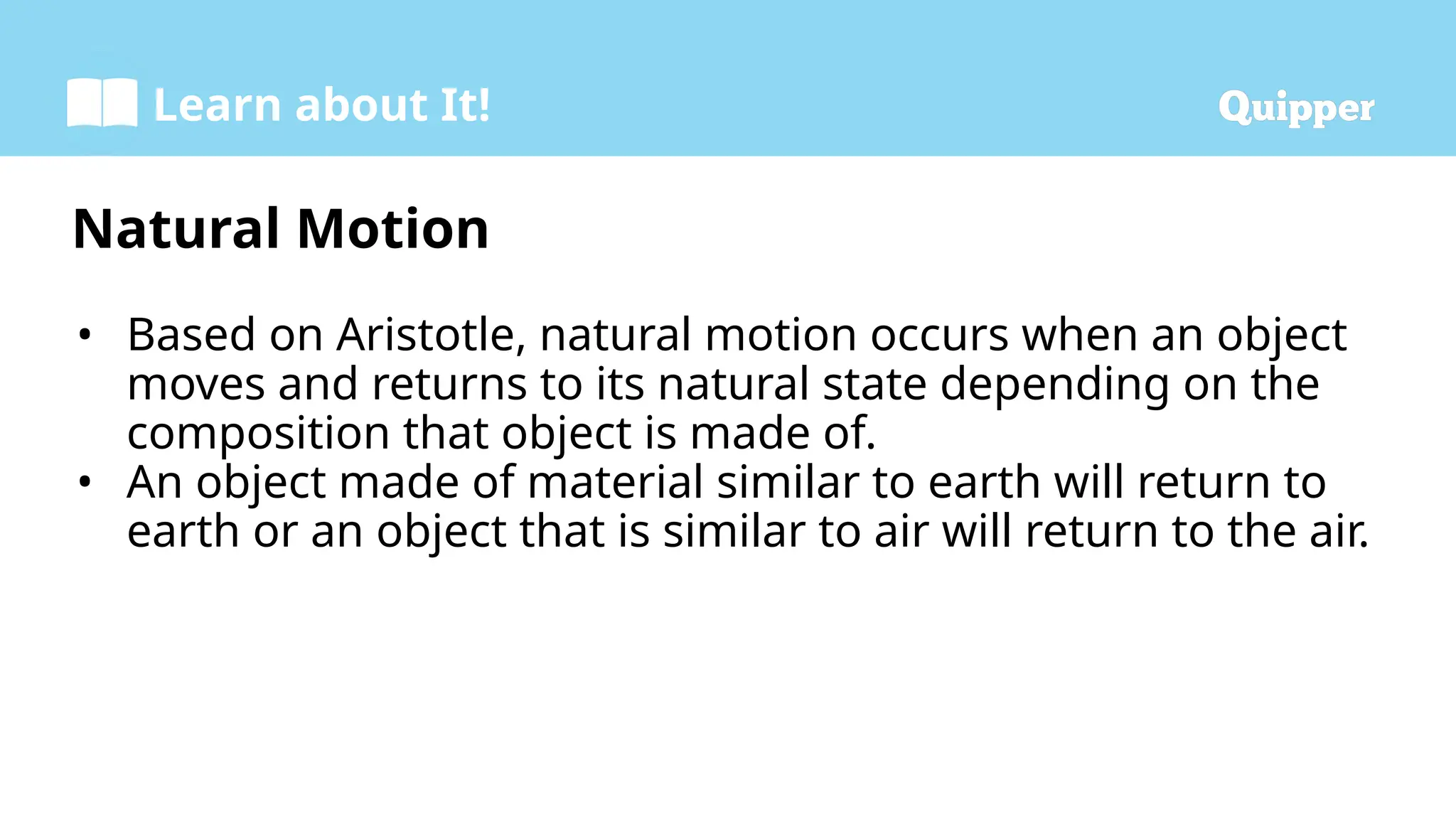 Physical Science SHS 16.1 Aristotelian Conceptions of Motion.pptx