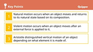 Physical Science SHS 16.1 Aristotelian Conceptions of Motion.pptx