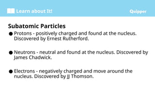 Physical Science SHS 2.2 Discovery of the Subatomic Particles.pptx