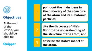 Physical Science SHS 2.3 Bohr Model of the Atom.pptx