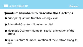 Physical Science SHS 2.4 Quantum Mechanical Model of the Atom.pptx