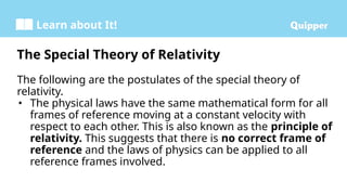 Physical Science SHS 24.1 Special and General Theory of Relativity.pptx