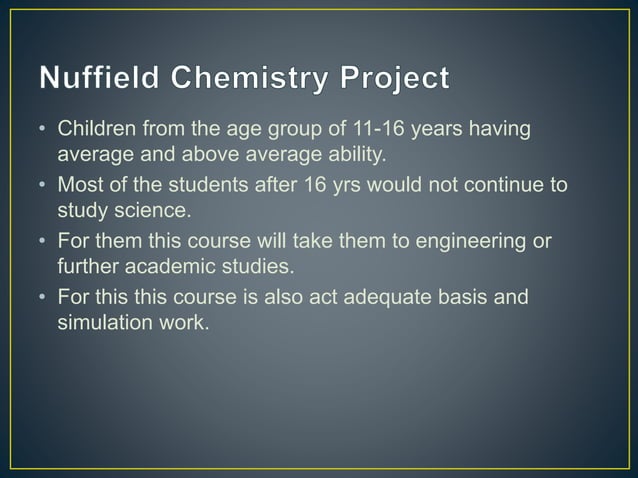 Physical Science study committee-.pptx | Chemistry | Science