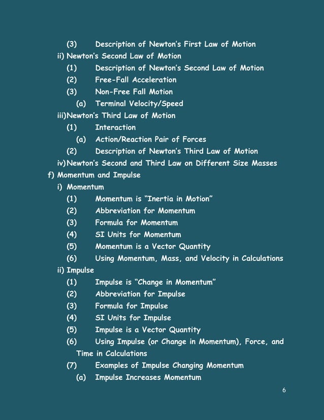 Physical Science Topics | PDF