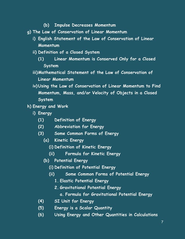Physical Science Topics | PDF