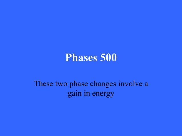 Physical Science Unit Test Jeopardy Review | PPT | Chemistry | Science