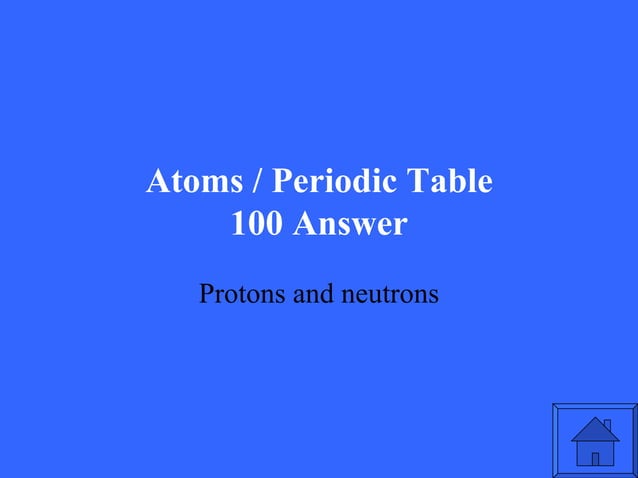 Physical Science Unit Test Jeopardy Review | PPT