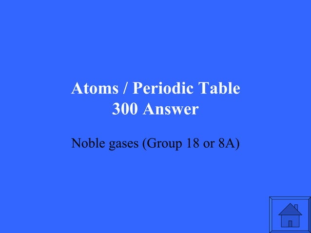 Physical Science Unit Test Jeopardy Review | PPT
