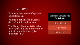 Physical science unit two measurement | PPTX