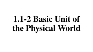 Physical Science W1 identity of the atom | PPTX