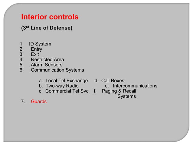 Physical security | PPT