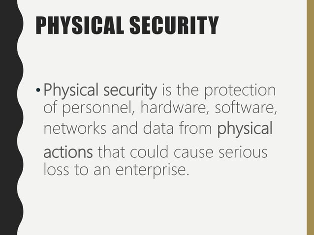Physical security | PPT