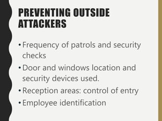 Physical security | PPTX