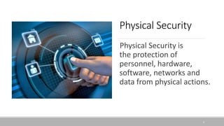 Intro to Physical security By Ahmed El Shiekh | PPTX