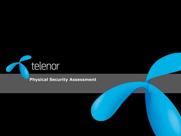 Physical Security Assessment | PPTX | Information and Network Security | Computing