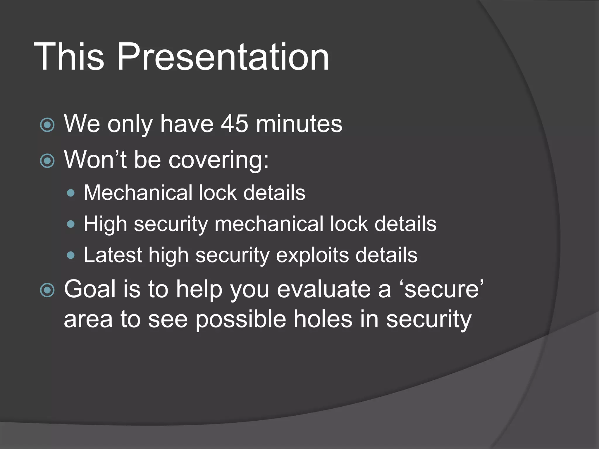 Physical Security In The Workplace | PPTX