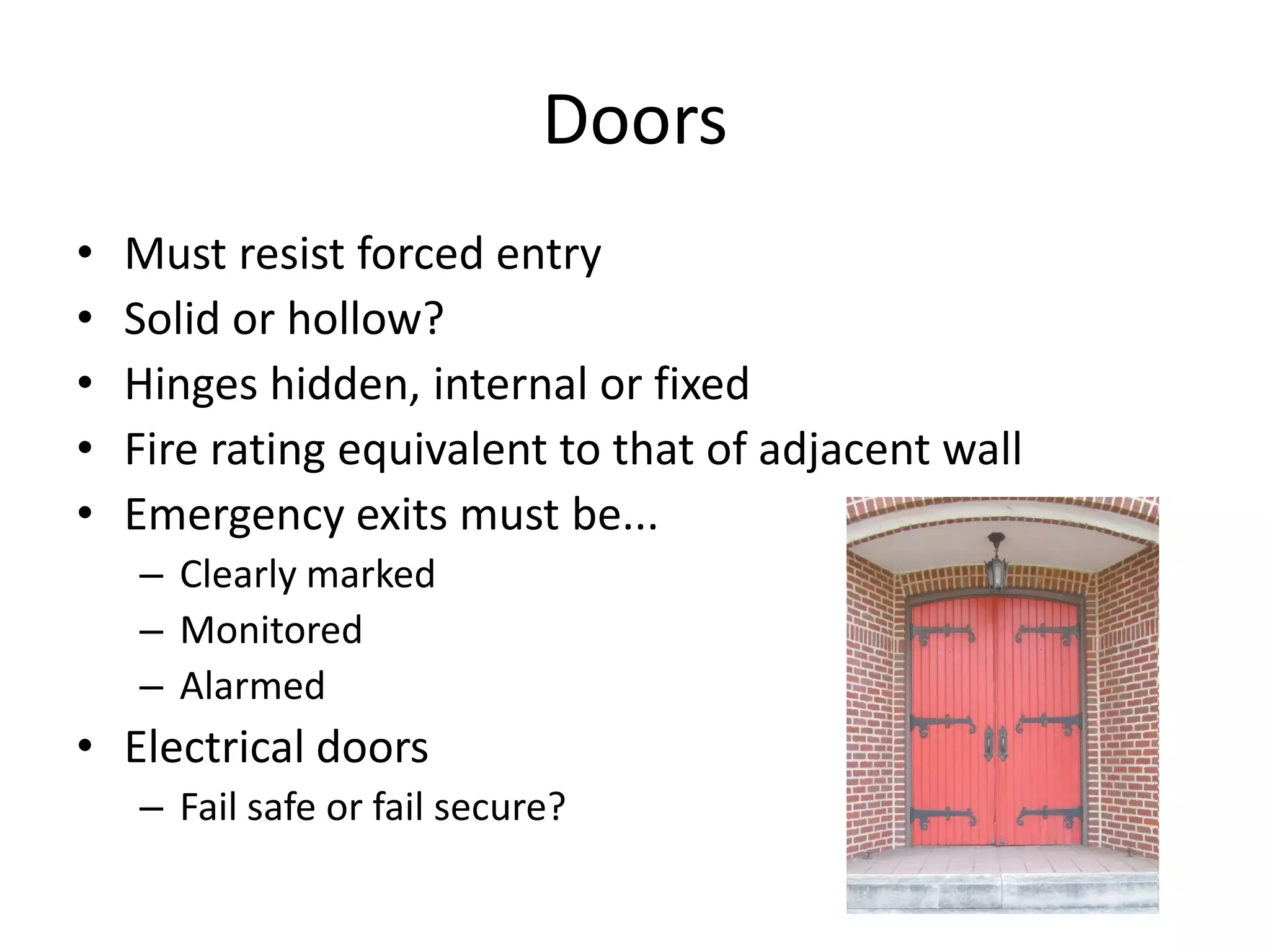 Physical Security Presentation | PDF