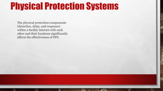Physical Protection Systems | PPTX