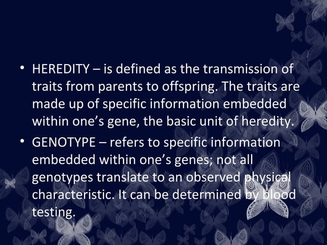 Physical Self | PPT | Genetics | Science