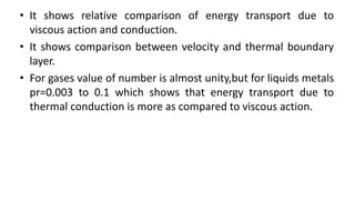 Physical significance of non dimensional numbers | PPTX