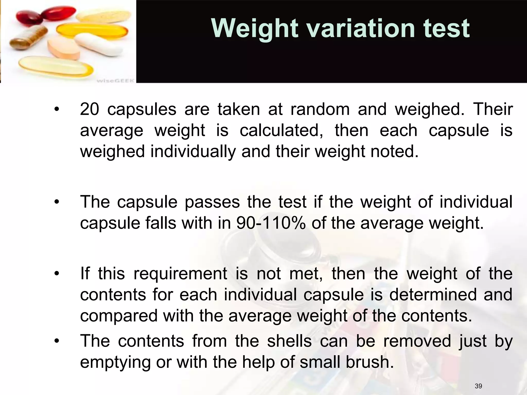 Physical stability tablets & capsules | PPTX