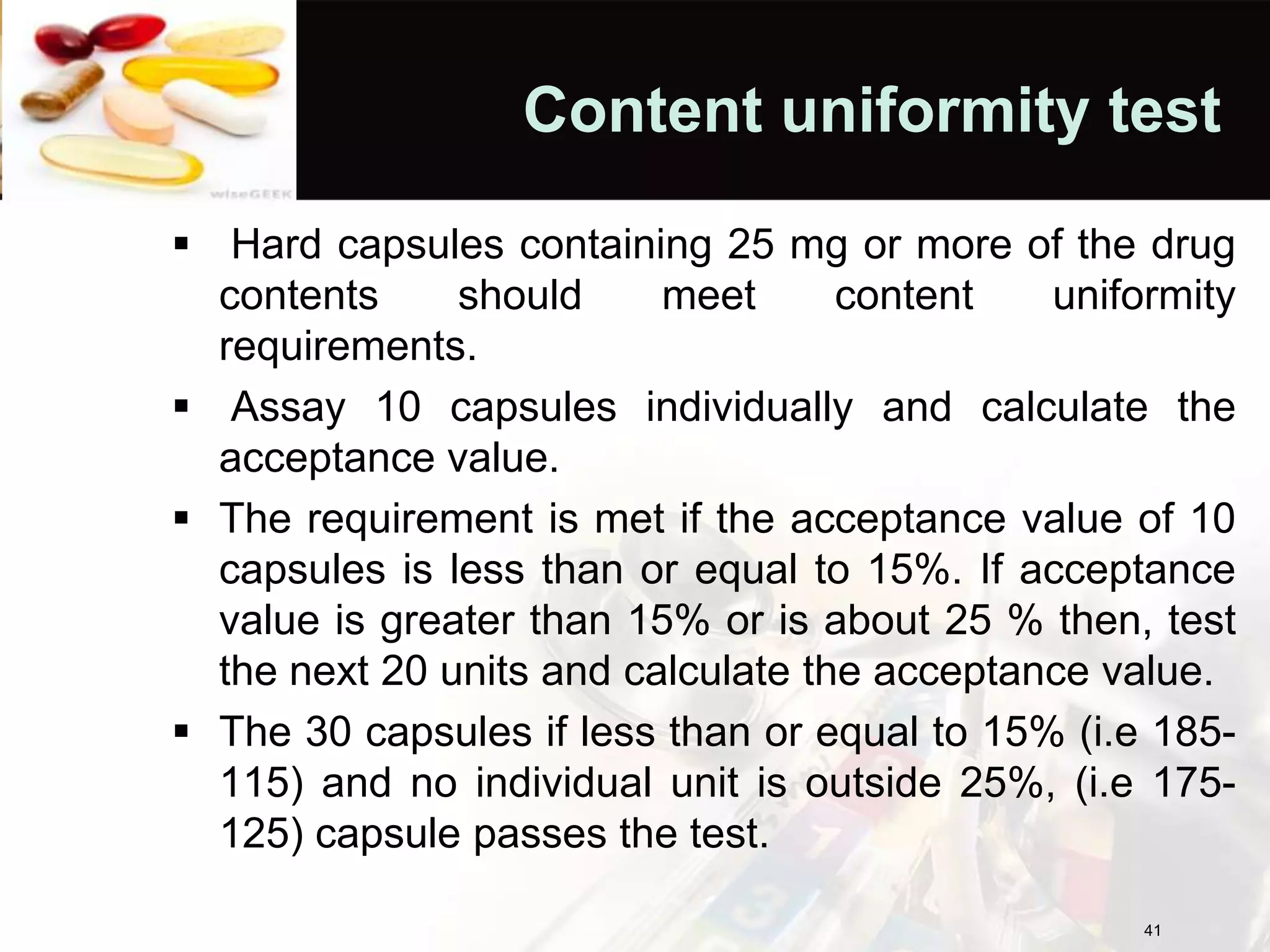 Physical stability tablets & capsules | PPTX