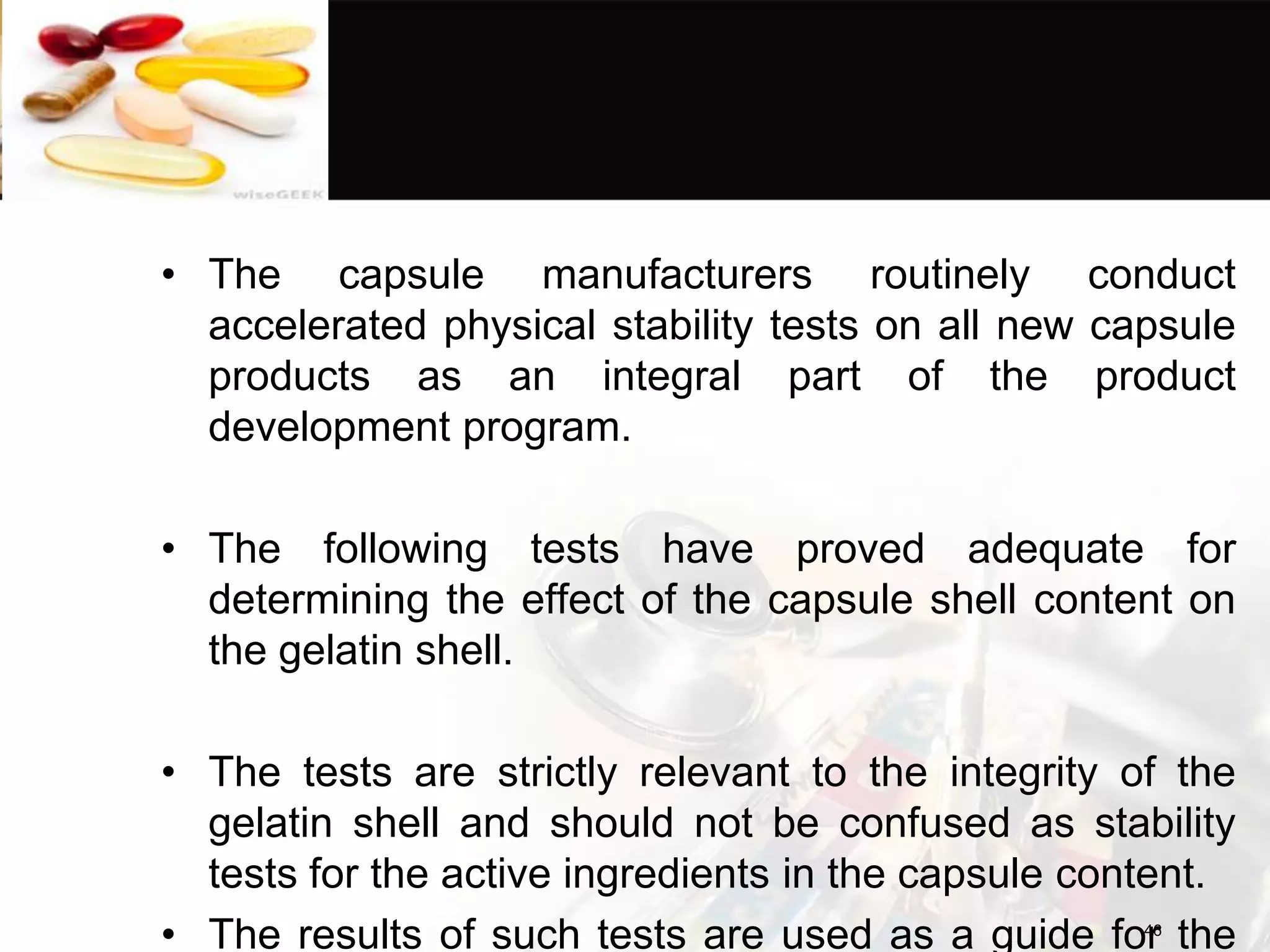 Physical stability tablets & capsules | PPTX