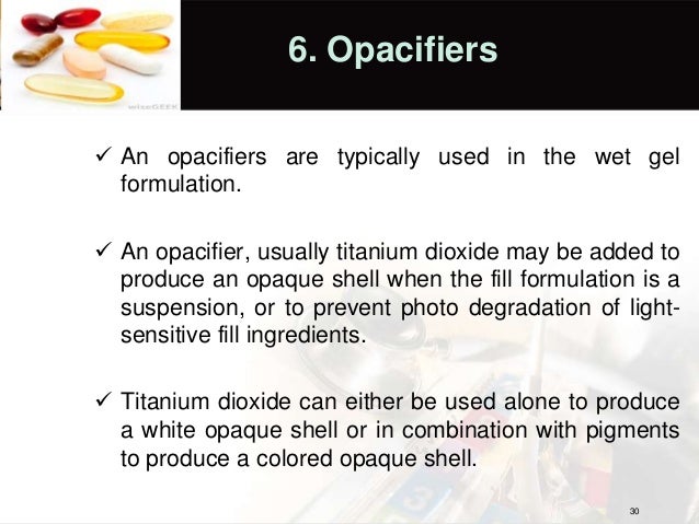 Physical stability tablets & capsules