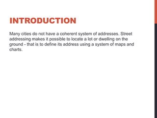 Physical street addressing of mombasa city | PPT