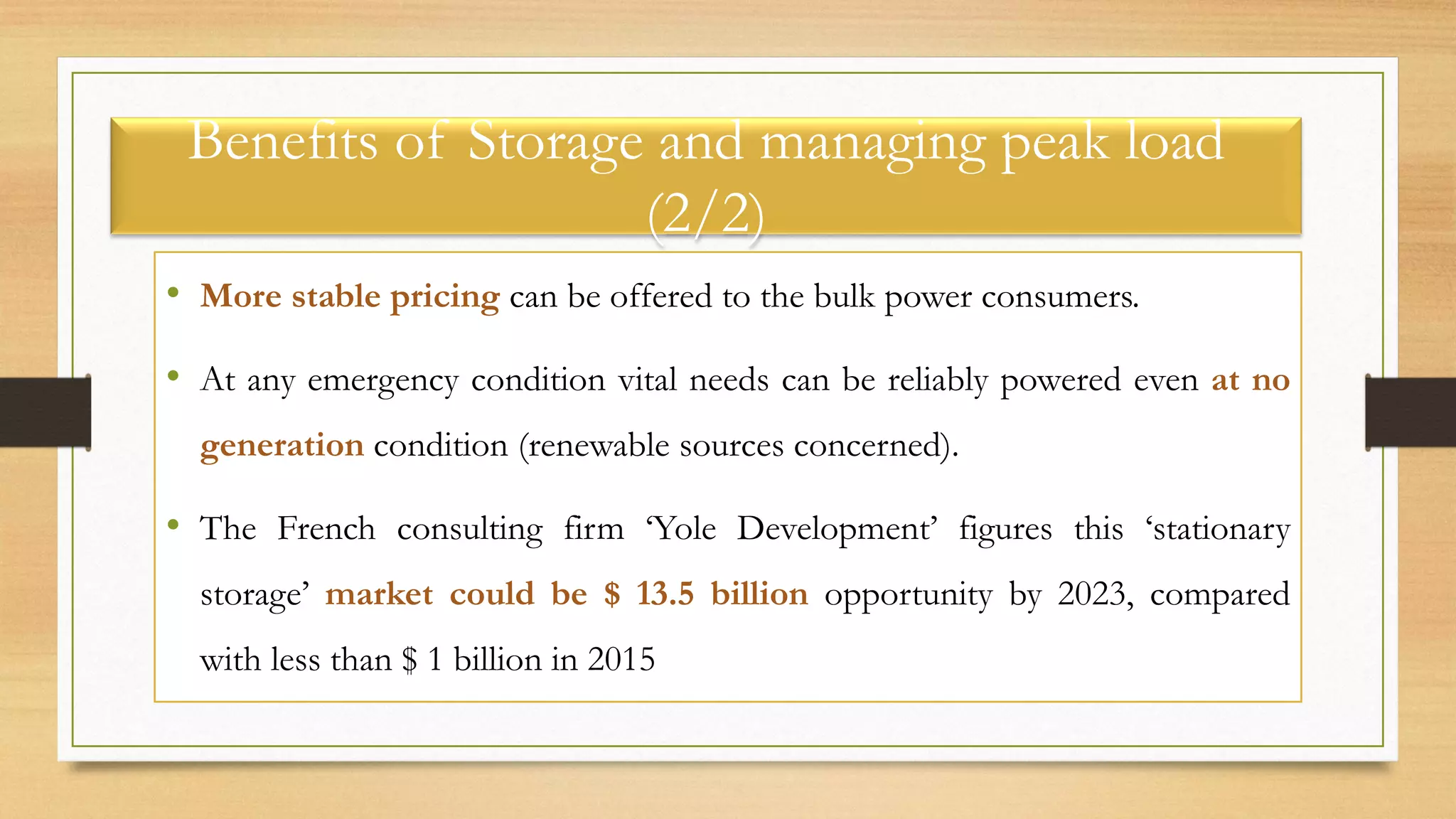 Physical structure and characteristics of energy storage systems | PDF