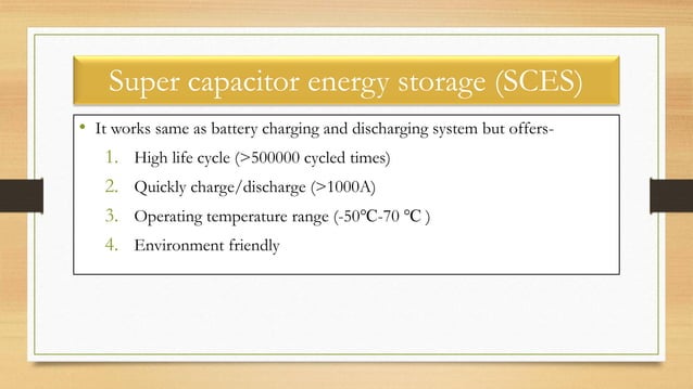 Physical structure and characteristics of energy storage systems | PDF