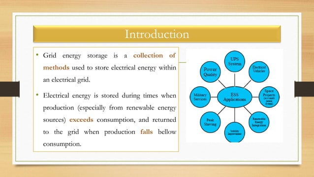 Physical structure and characteristics of energy storage systems | PDF