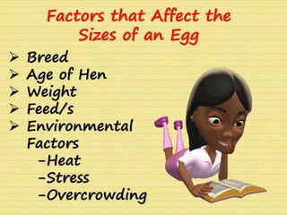 Physical structure and composition of eggs(KNHS) | PPTX