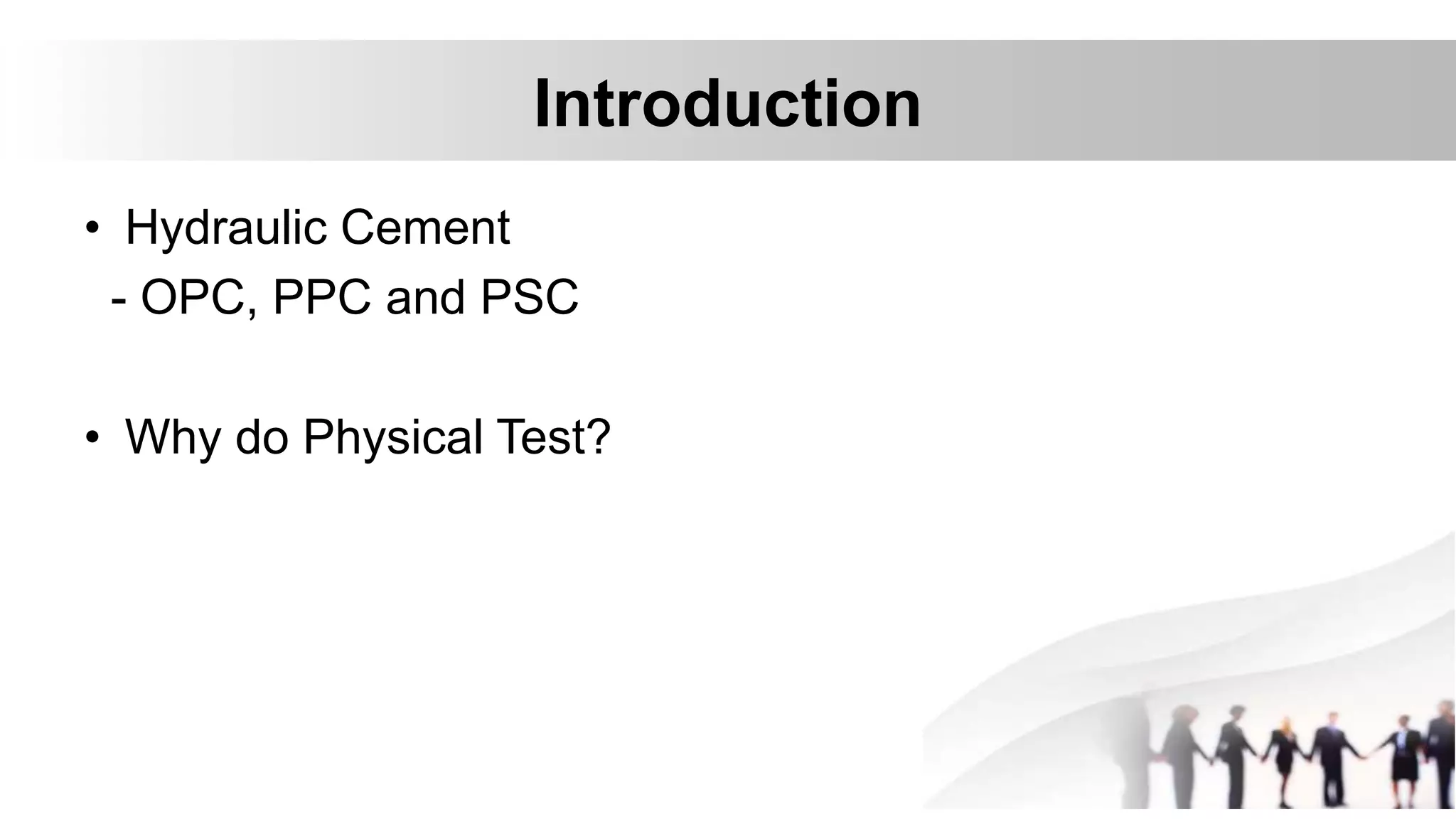 Physical test of cement | PPTX
