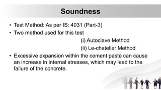 Physical test of cement | PPTX