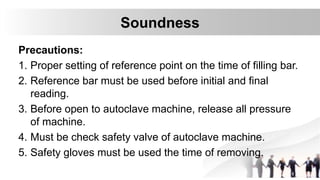 Physical test of cement | PPTX