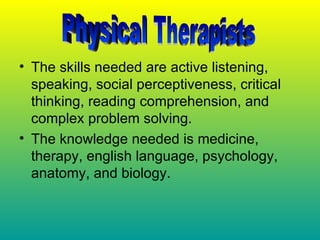 Physical therapist | PPT