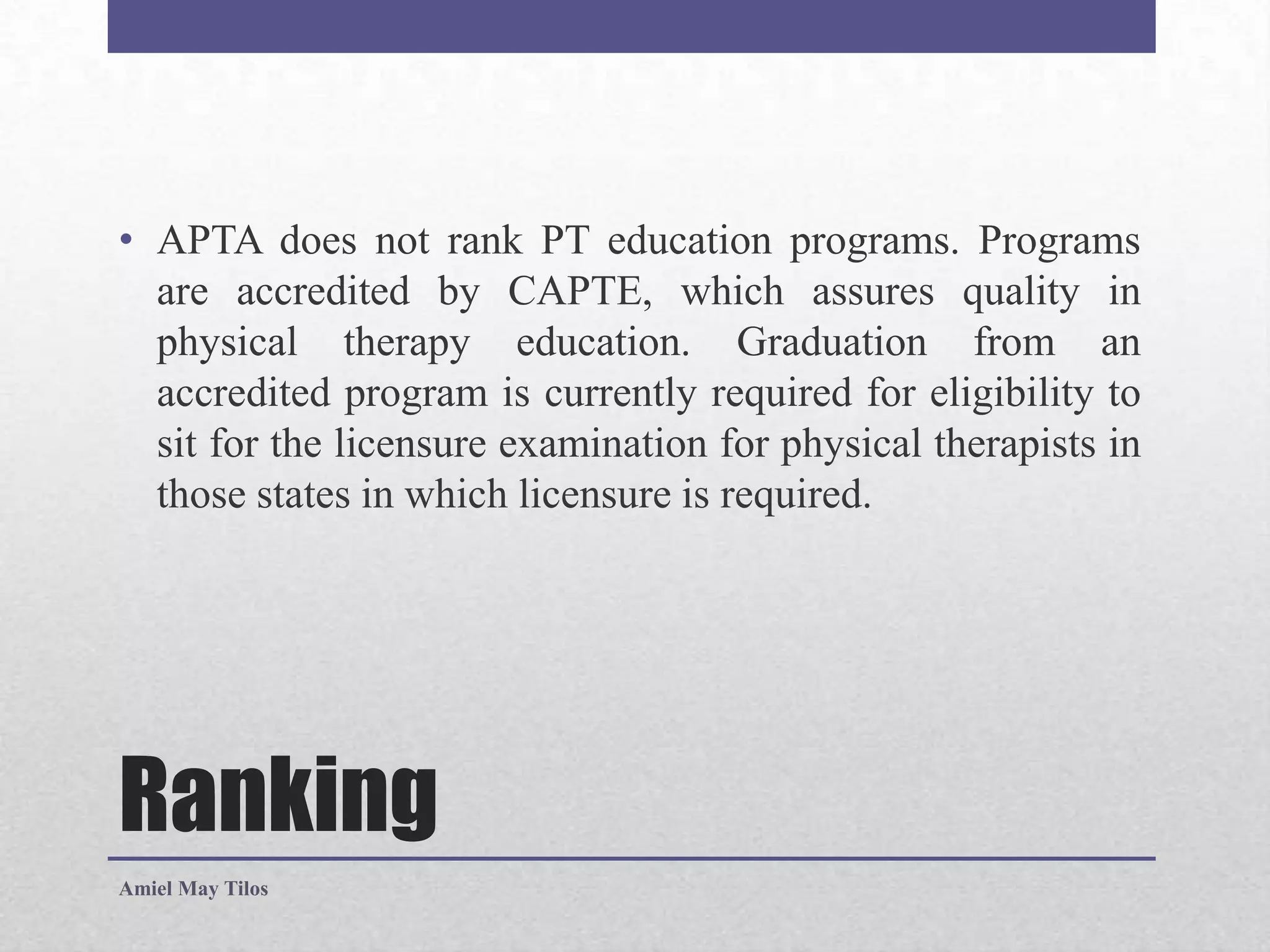 Physical therapy | PPTX