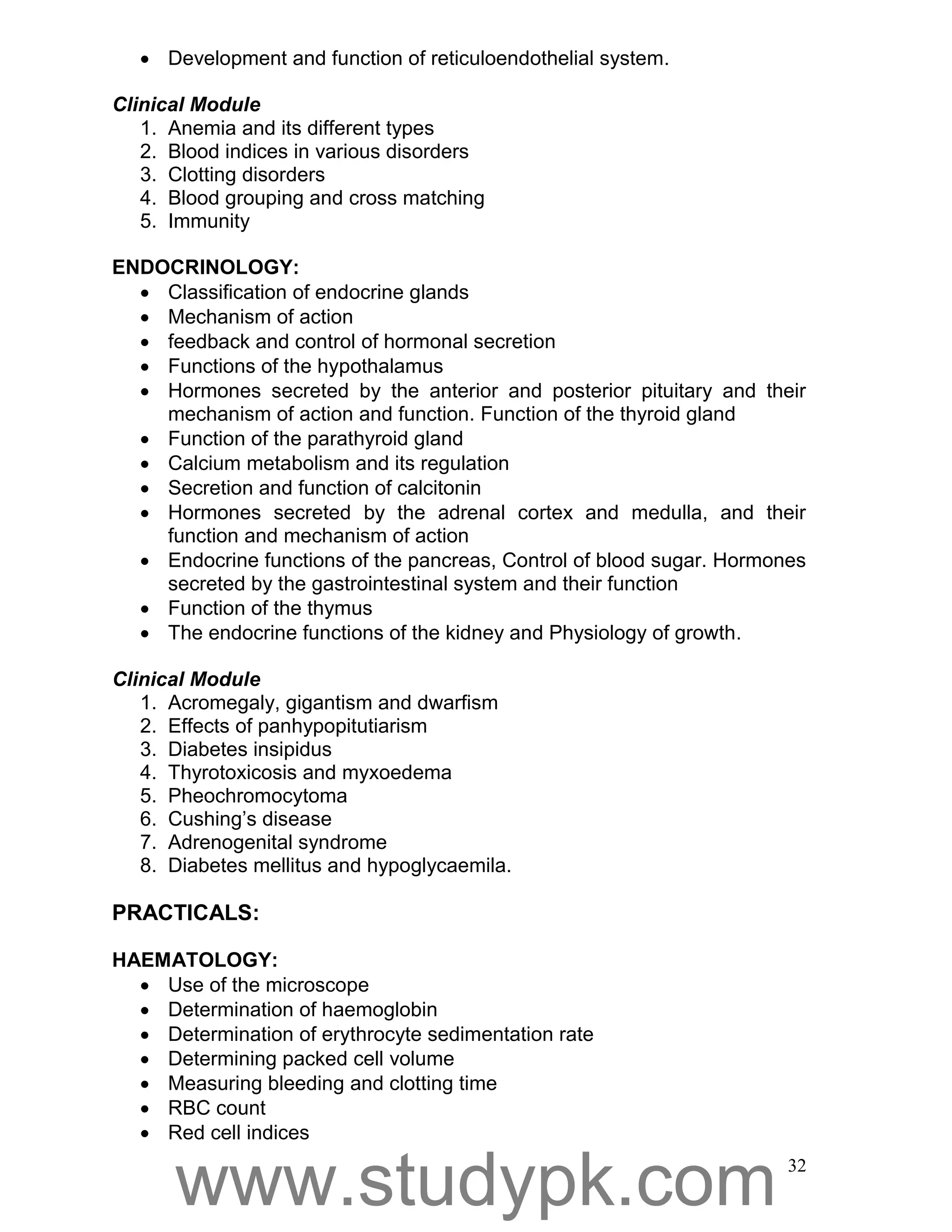 HEC Curriculum of Doctor of Physical Therapy (DPT) | PDF