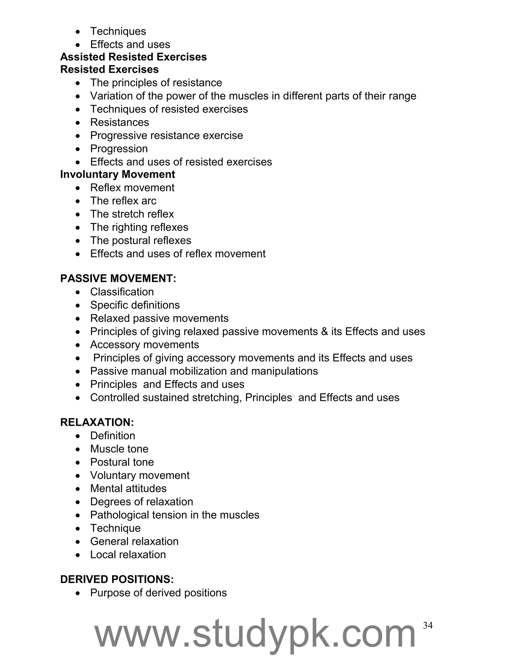 HEC Curriculum of Doctor of Physical Therapy (DPT) | PDF