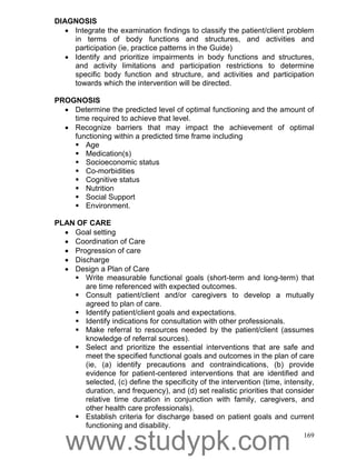 HEC Curriculum of Doctor of Physical Therapy (DPT) | PDF