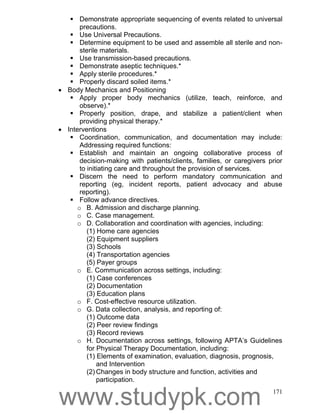 HEC Curriculum of Doctor of Physical Therapy (DPT) | PDF