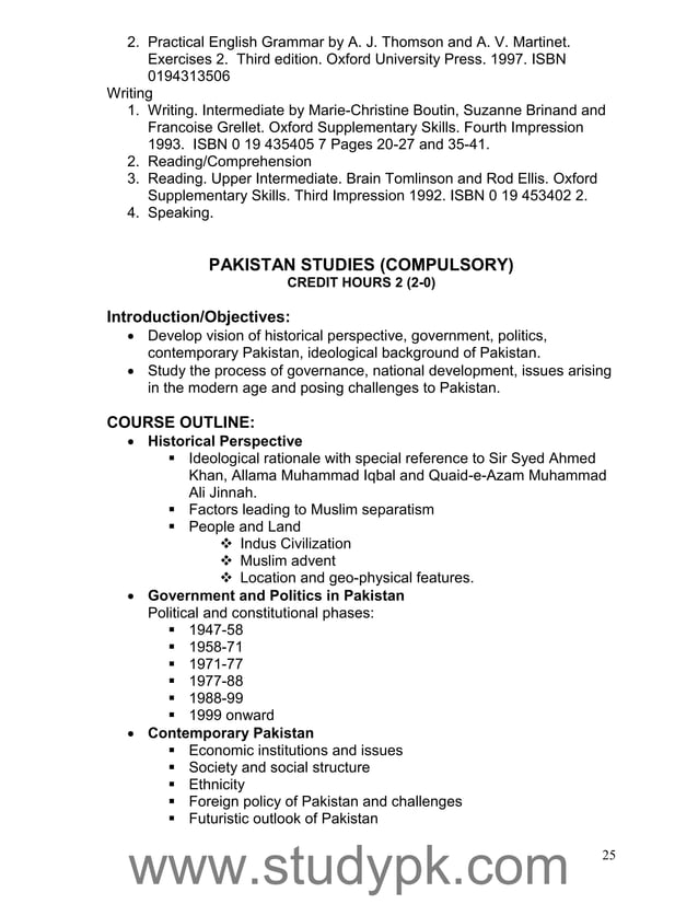 Hec Curriculum Of Doctor Of Physical Therapy Dpt Pdf