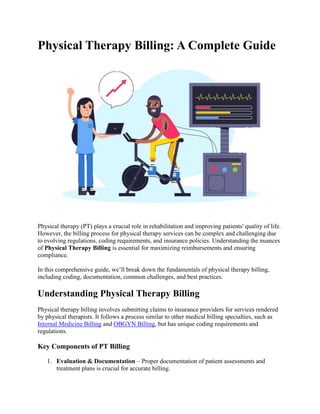 Physical Therapy Billing: A Complete Guide | PDF