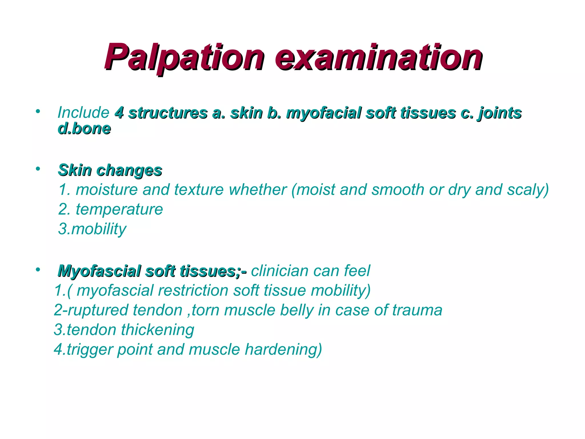 Orthopedic Physical Therapy Evaluation | PPT