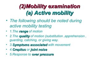 Orthopedic Physical Therapy Evaluation | PPT