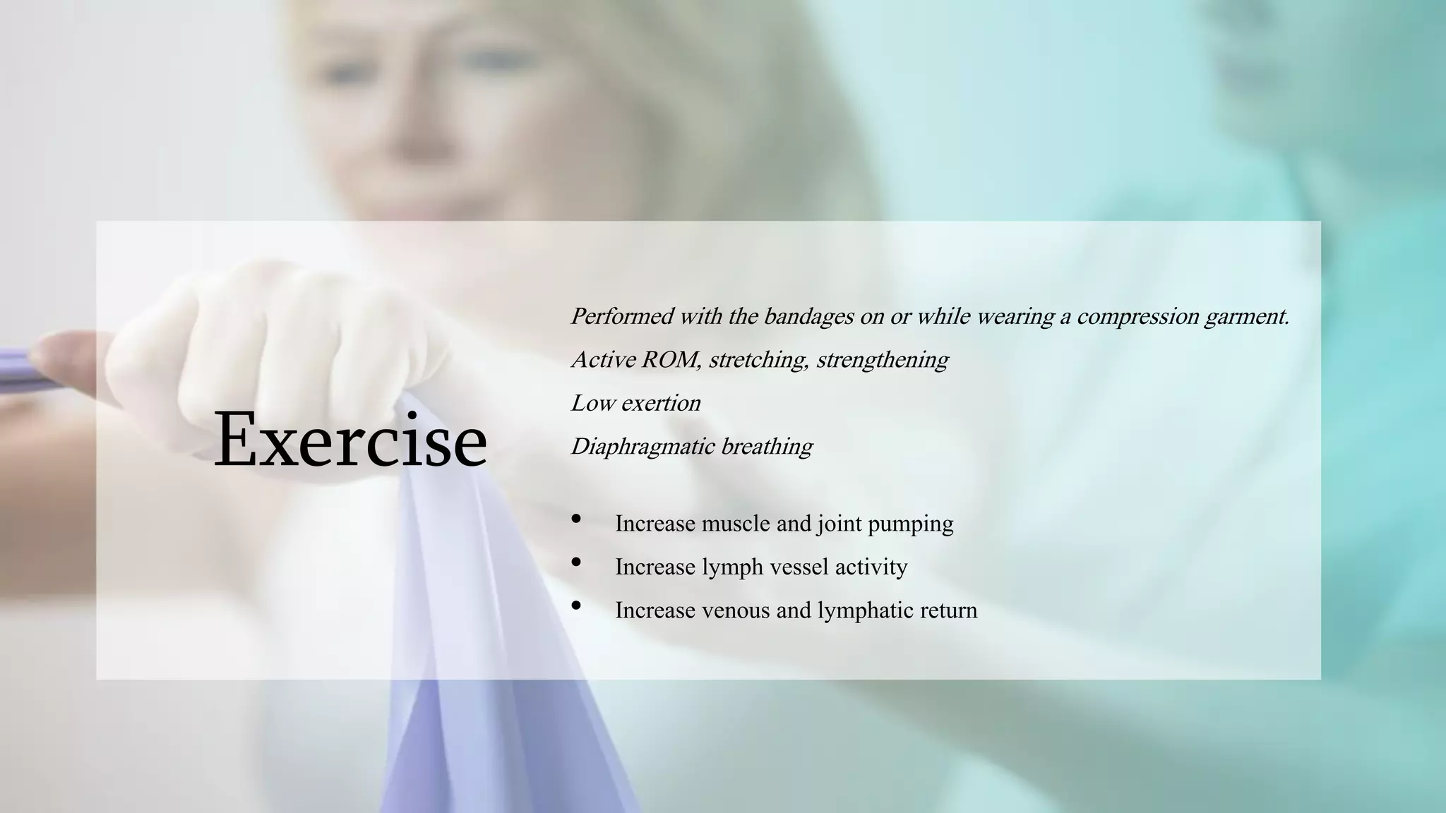 Physical therapy for lymphedema | PPTX