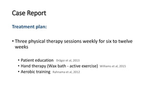 Physical therapy management for rheumatoid arthritis | PPTX