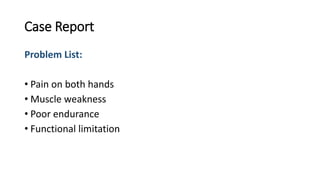 Physical therapy management for rheumatoid arthritis | PPTX