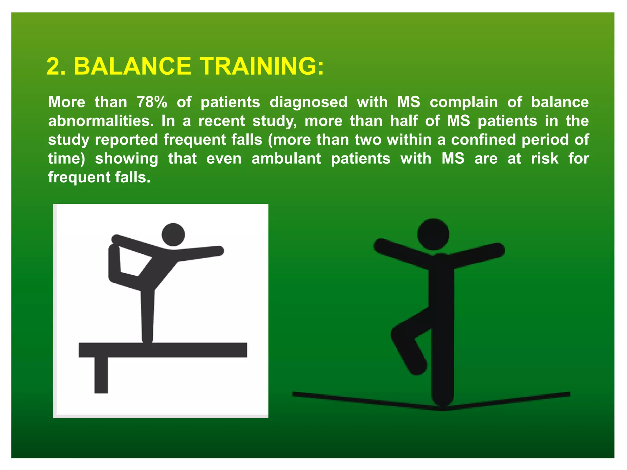 Physical Therapy Treatment for Multiple Sclerosis | PDF